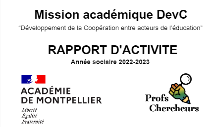 Rapport d'activité 2022-2023 | Portail pédagogique académique